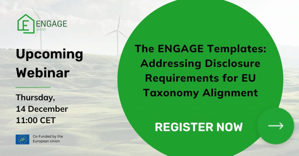 Webinar – The ENGAGE Templates: Addressing Disclosure Requirements for ...